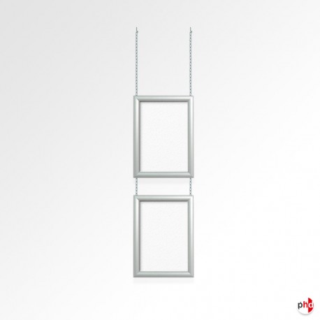 A2 Click Frame on Chains | Complete Kit, Snap Frame & Picture Chain